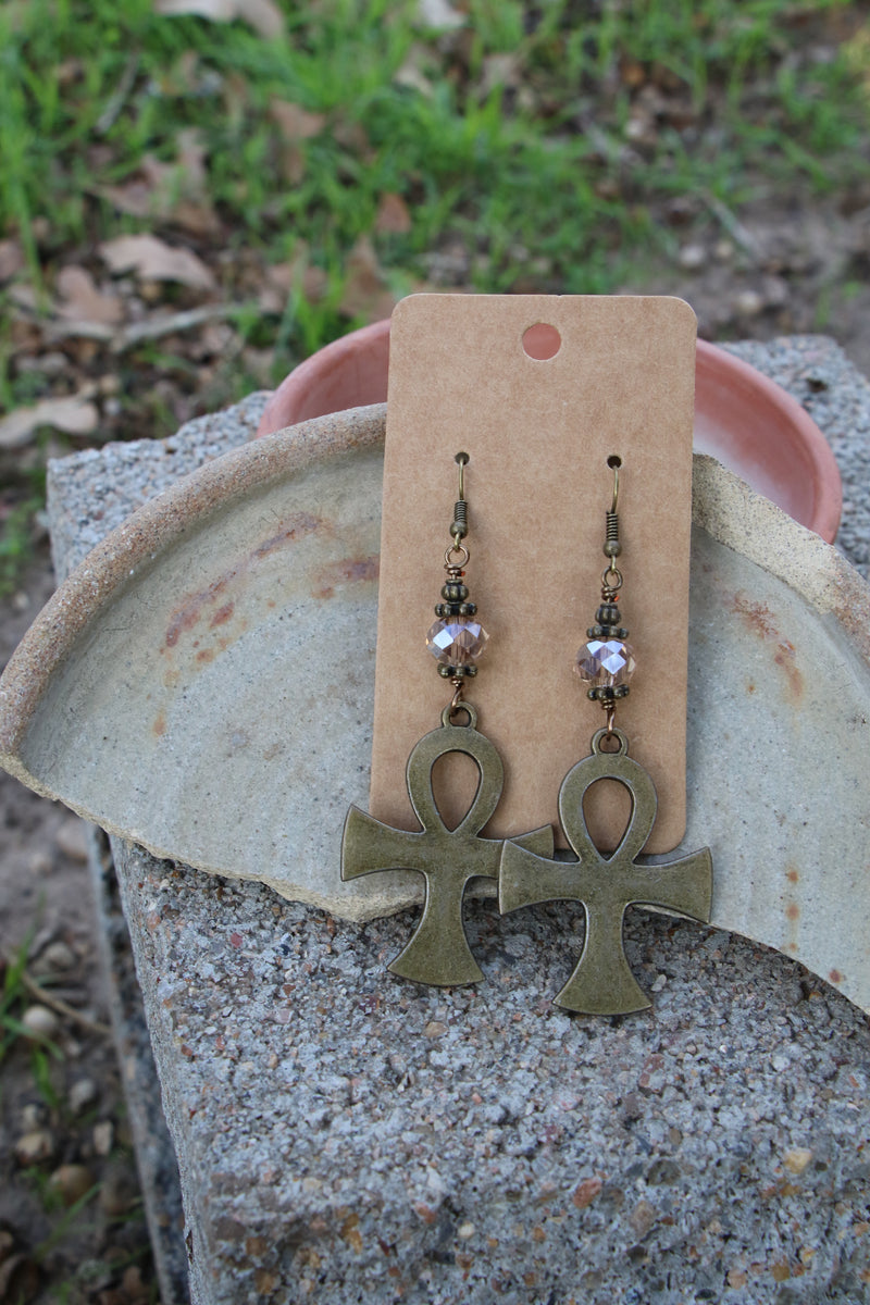 12222 E2-61 CHOPPER CROSS WITH CRYSTAL DETAILS ER – Turquoise Haven